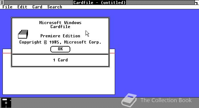 Microsoft Windows 1.x, Premiere Edition - The Collection Book