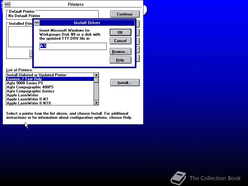 Microsoft Windows for Workgroups 3.1, 3.1.027 - The Collection Book