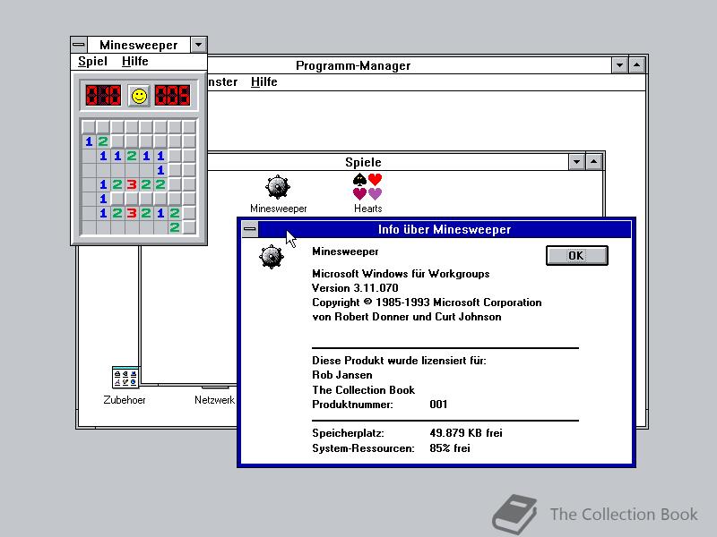 Microsoft Windows for Workgroups 3.11, 3.11.070 - The Collection Book