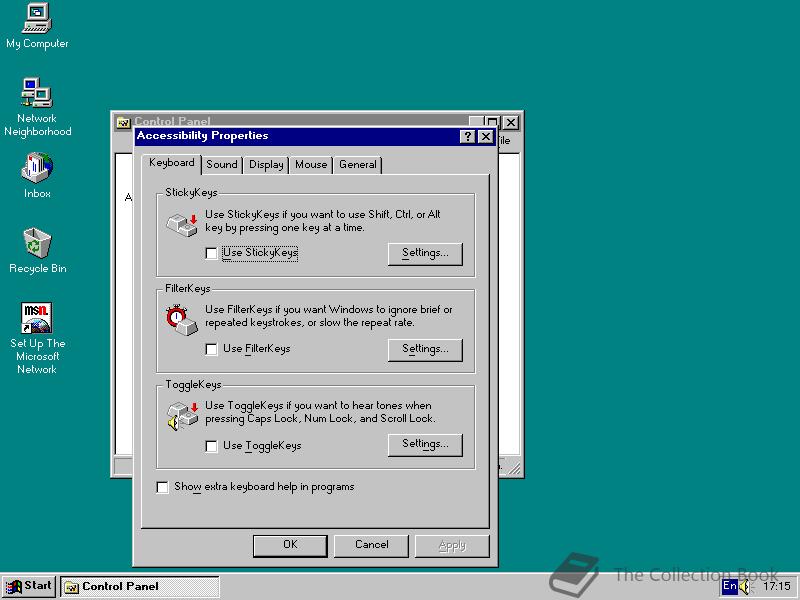 Microsoft Windows 95, 4.00.810 - The Collection Book
