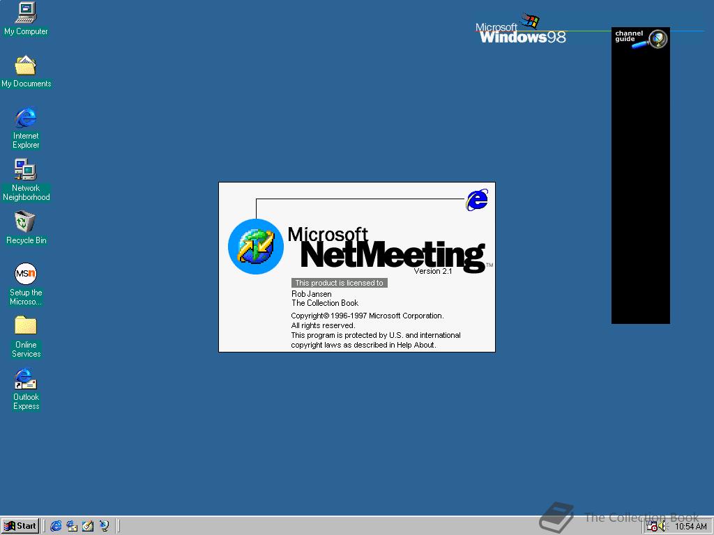 Microsoft Windows 98, 4.10.1658 - The Collection Book