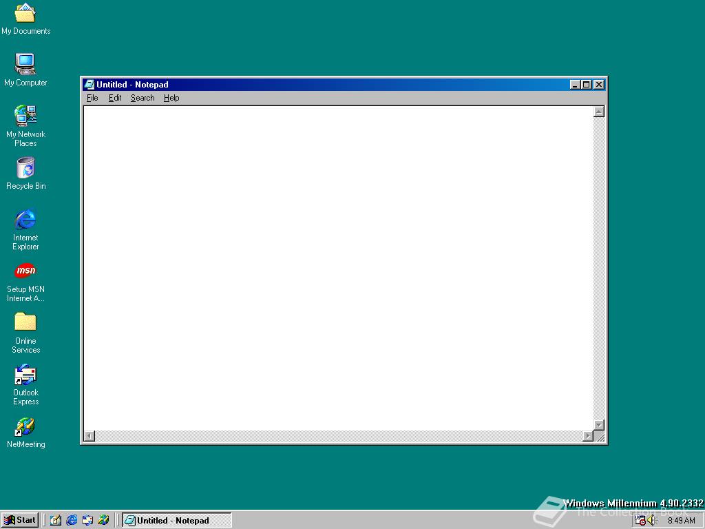 Microsoft Windows Me, 4.90.2332.2 - The Collection Book