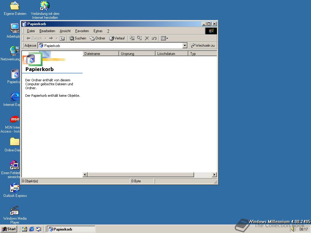 Microsoft Windows Me, 4.90.2495.0 - The Collection Book