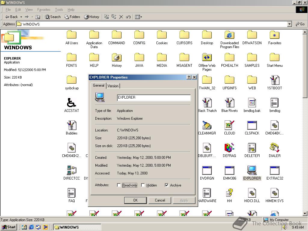 Microsoft Windows Me, 4.90.2525.6 - The Collection Book