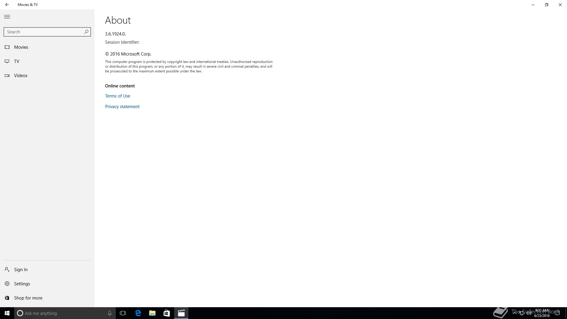 Microsoft Windows 10 v1607, 10.0.14374.0 - The Collection Book
