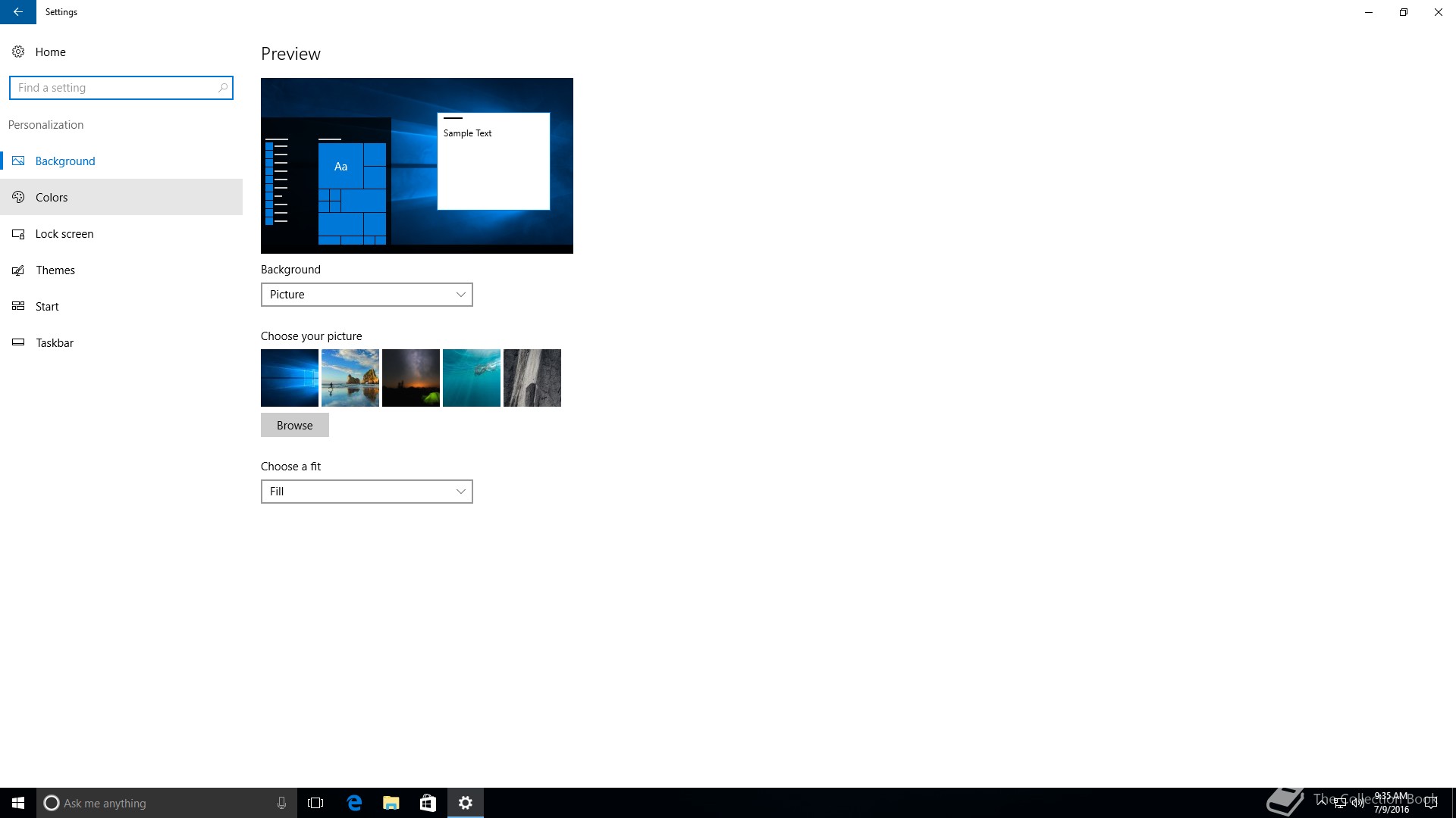 Microsoft Windows 10 v1607, 10.0.14387.0 - The Collection Book