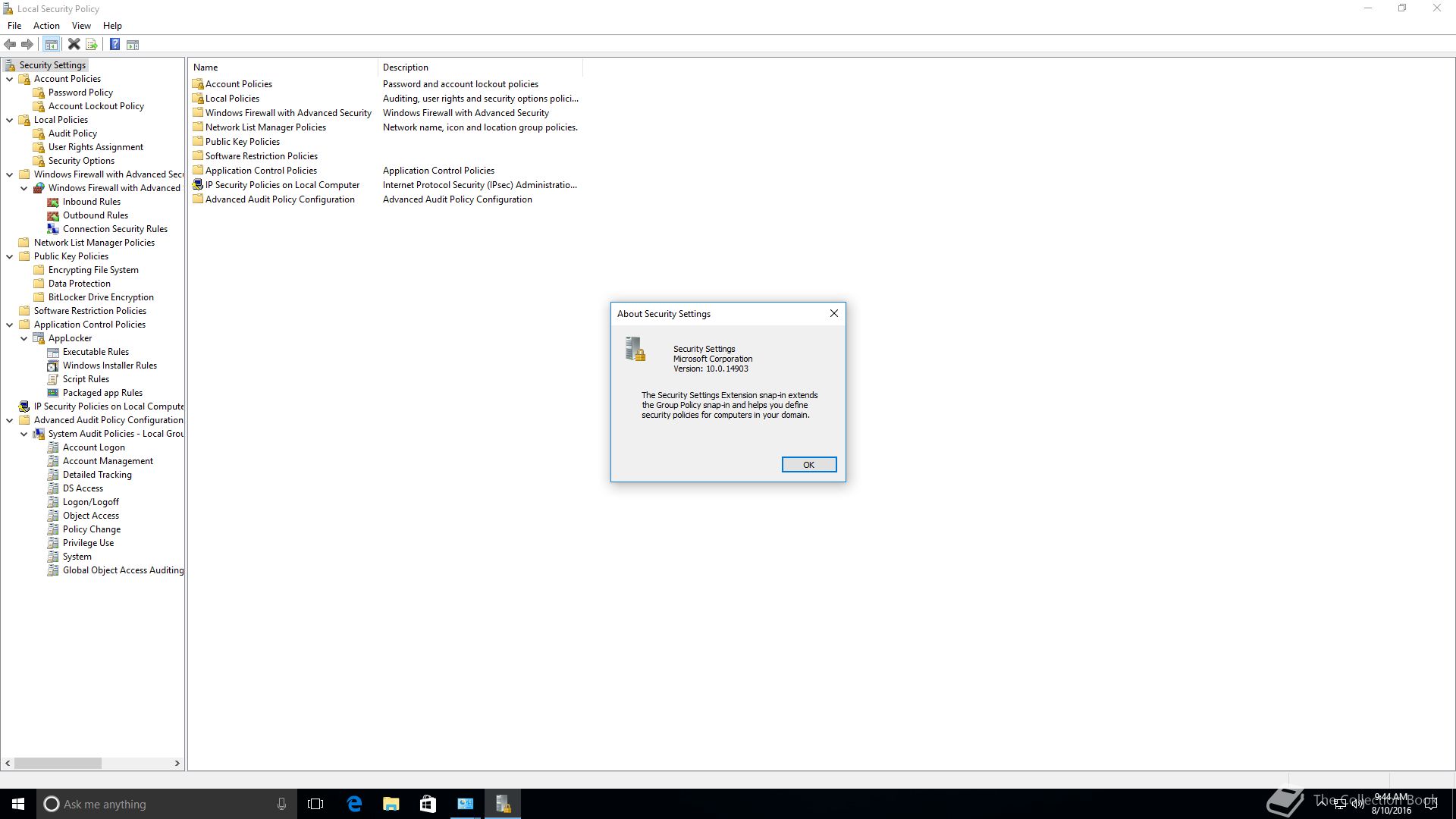 Microsoft Windows 10 v1703, 10.0.14903.1000 - The Collection Book
