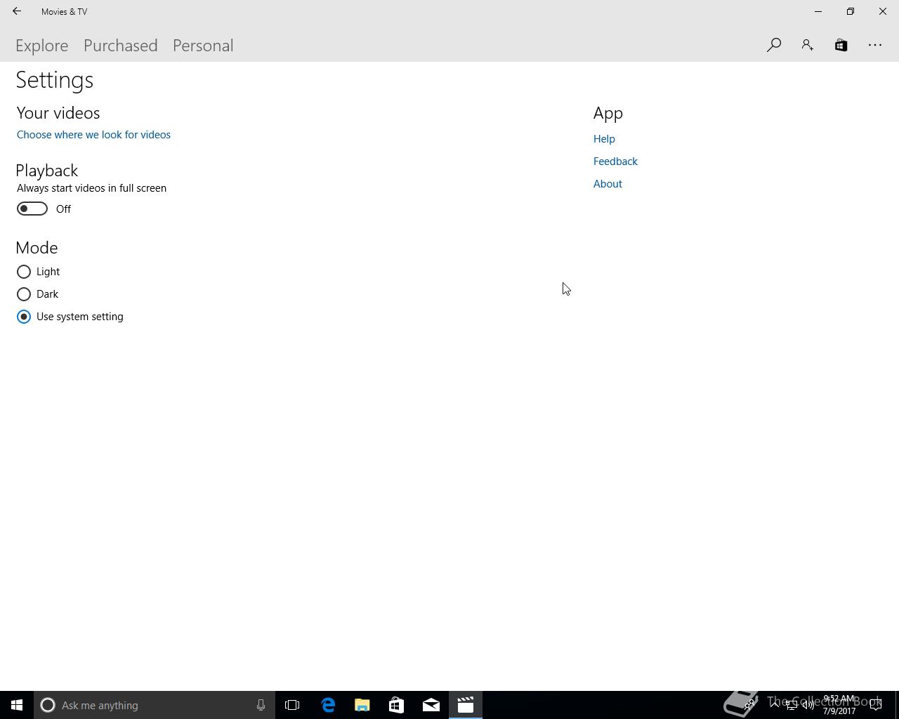Microsoft Windows 10 v1709, 10.0.16241.1001 - The Collection Book
