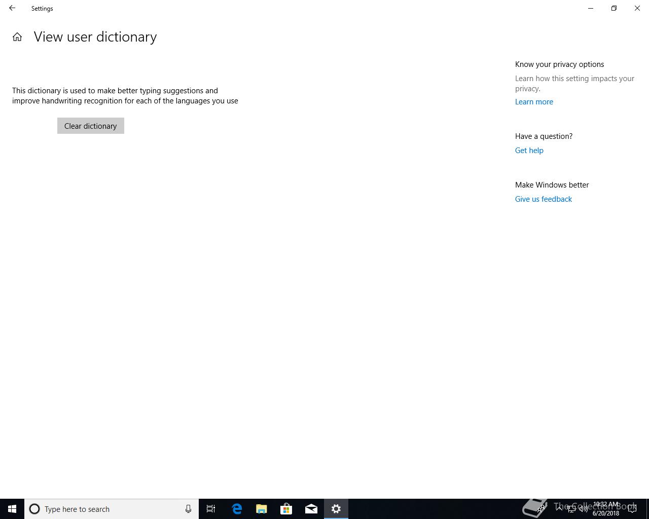 Microsoft Windows 10 v1803, 10.0.17134.112 - The Collection Book