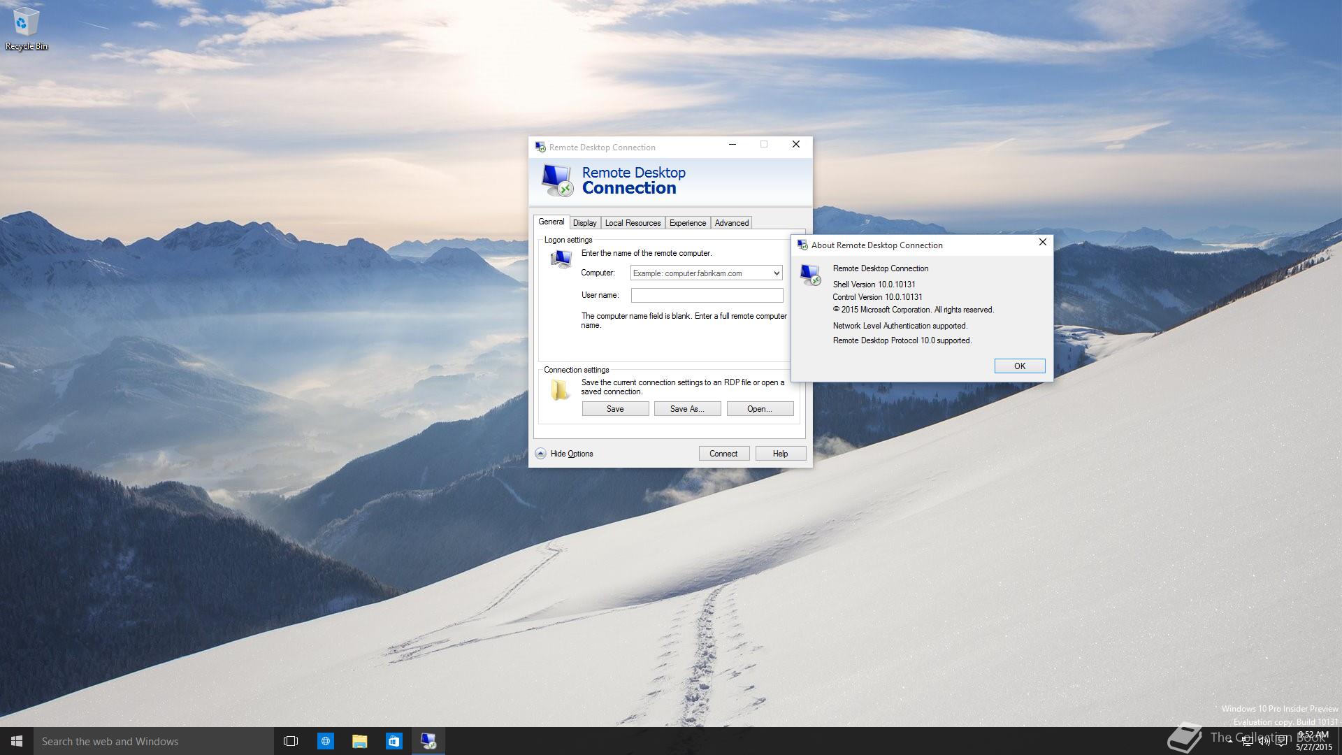 Microsoft Windows 10, 10.0.10131.0 - The Collection Book
