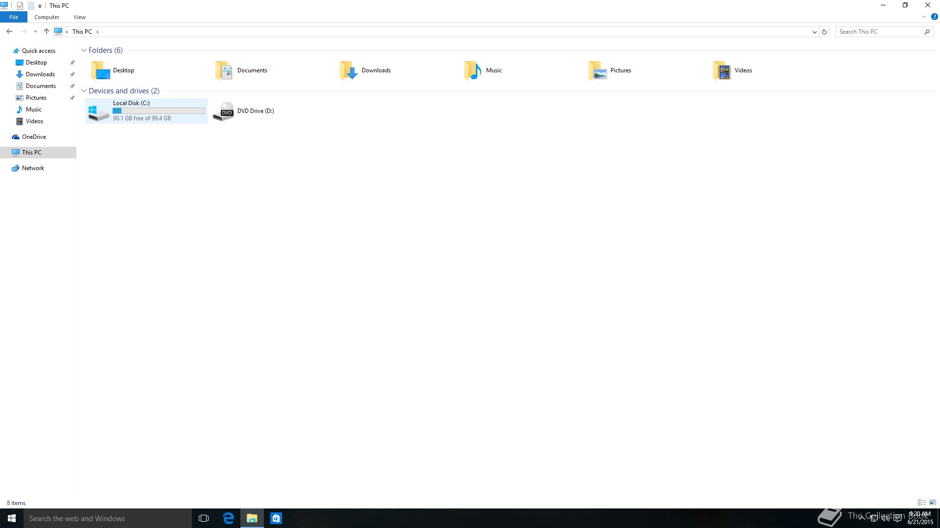 Microsoft Windows 10, 10.0.10154.0 - The Collection Book