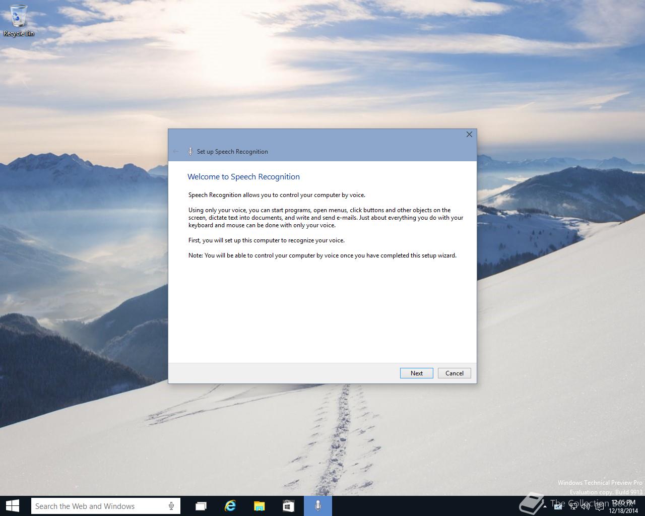 Microsoft Windows 10, 10.0.9913.0 - The Collection Book