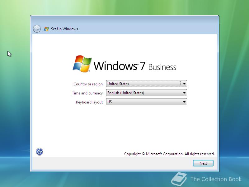 Microsoft Windows 7, 6.1.6730.1 - The Collection Book