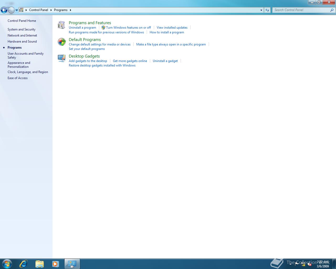 Microsoft Windows 7, 6.1.7057.0 - The Collection Book