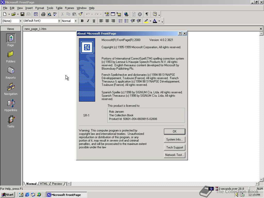Microsoft Windows BackOffice Server 2000, 5.0.1176.0 - The Collection Book