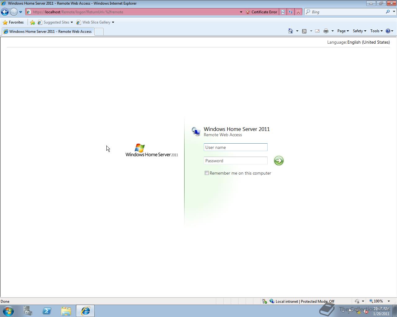 Microsoft Windows Home Server 2011, 6.1.8400.16385 - The Collection Book