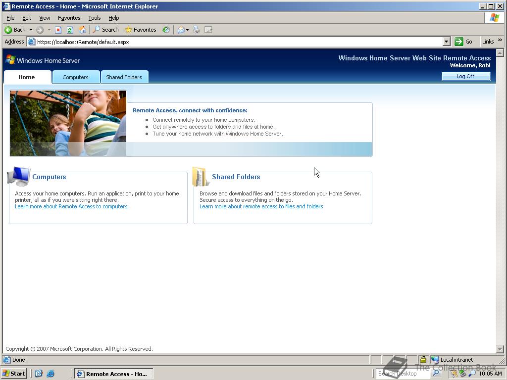 Microsoft Windows Home Server, 6.0.1771.0 - The Collection Book
