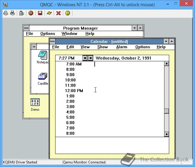 Microsoft Windows NT 3.1, 1.0 (October 1991) - The Collection Book