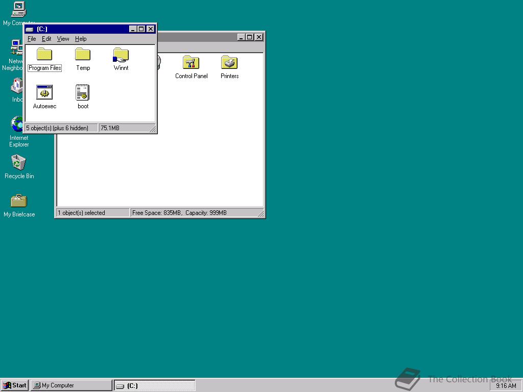 Microsoft Windows NT 4.0, 4.0.1381.1 (Pre-Release) - The Collection Book