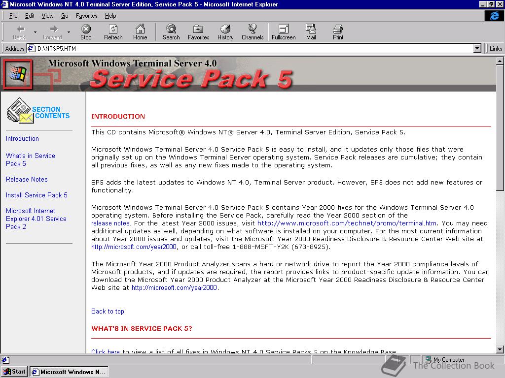 Microsoft Windows NT Server 4.0 Terminal Server Edition, 4.0.1381.1280 ...