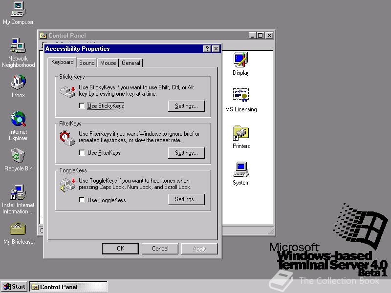 Microsoft Windows NT Server 4.0 Terminal Server Edition, 4.0.307.2 ...