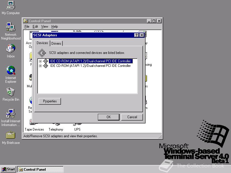 Microsoft Windows NT Server 4.0 Terminal Server Edition, 4.0.307.2 ...