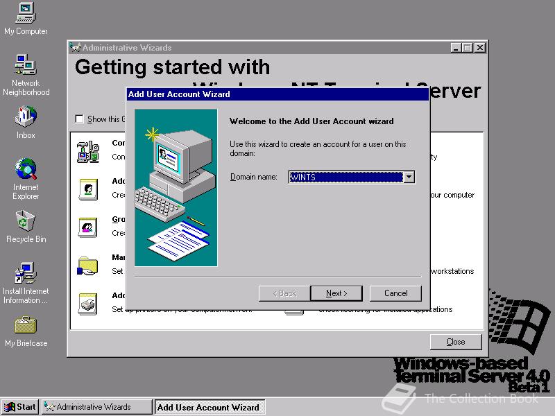 Microsoft Windows NT Server 4.0 Terminal Server Edition, 4.0.307.2 ...