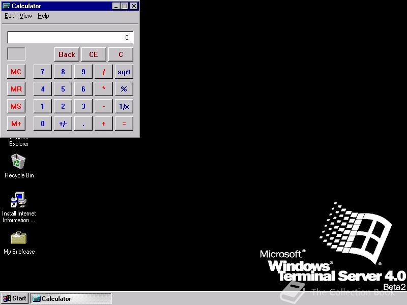 Microsoft Windows NT Server 4.0 Terminal Server Edition, 4.0.373.2 ...