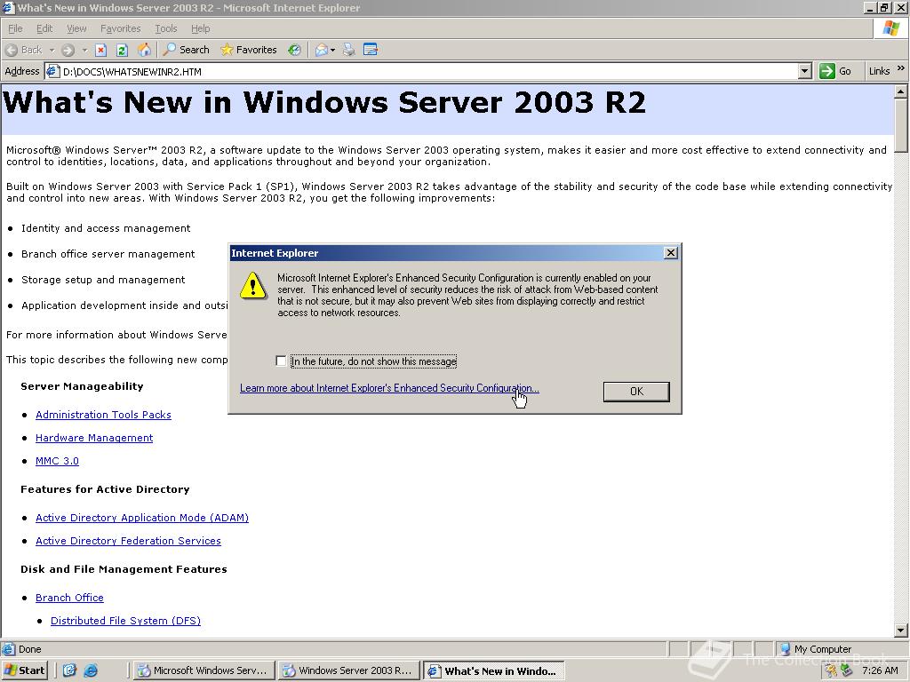 Microsoft Windows Server 2003 R2, 5.2.3790.2049 - The Collection Book