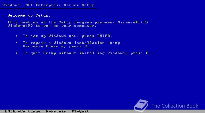 Microsoft Windows Server 2003, 5.2.3678.0 - The Collection Book
