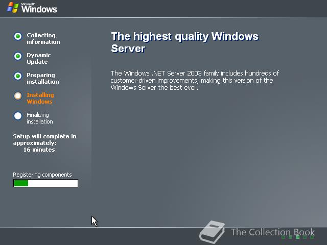 Microsoft Windows Server 2003, 5.2.3708.0 - The Collection Book