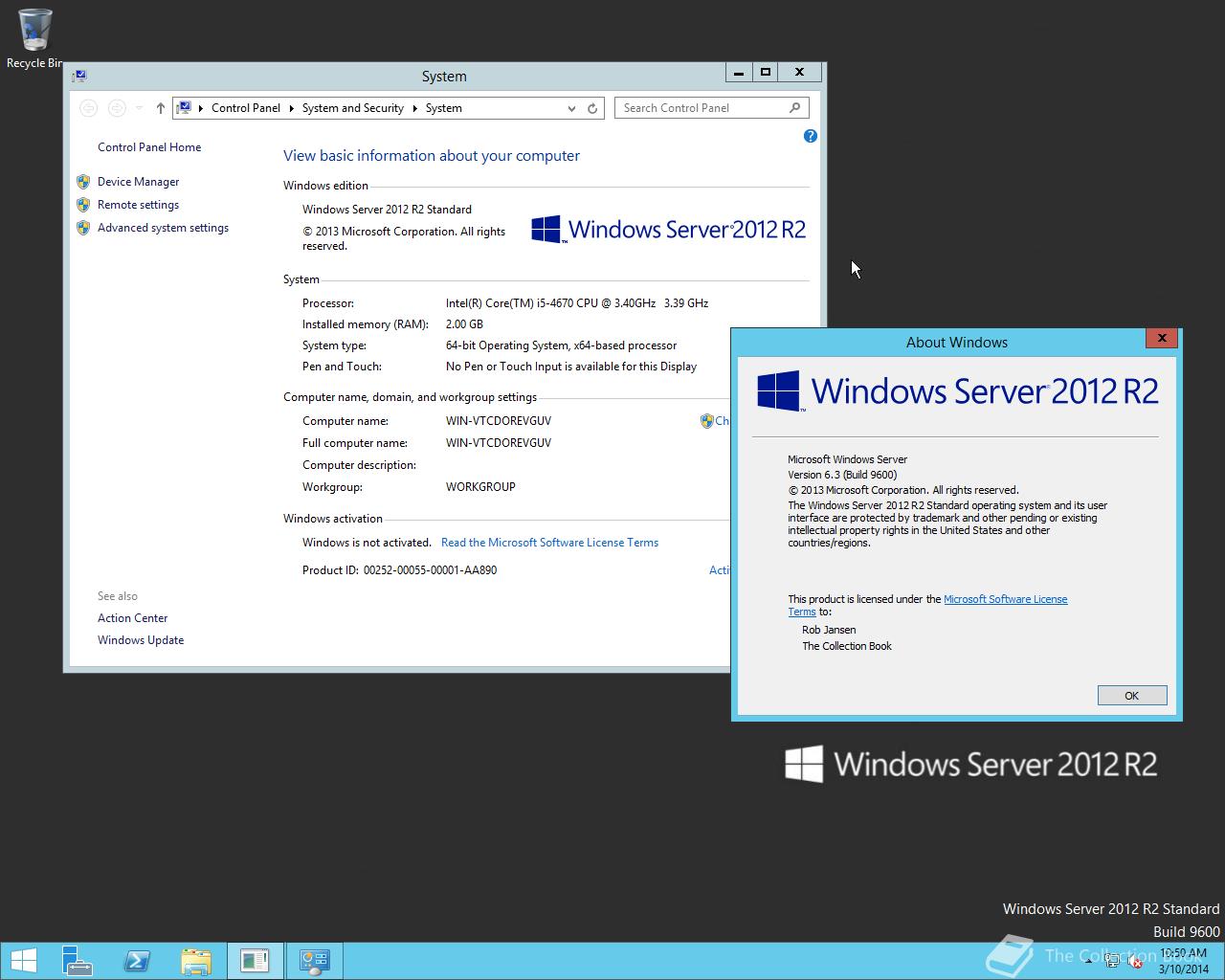 Microsoft Windows Server 2012 R2, 6.3.9600.17025 - The Collection Book