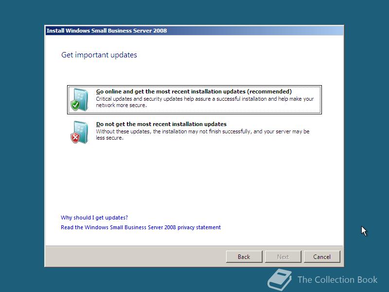 Microsoft Windows Small Business Server 2008, 6.0.5601.0 - The ...