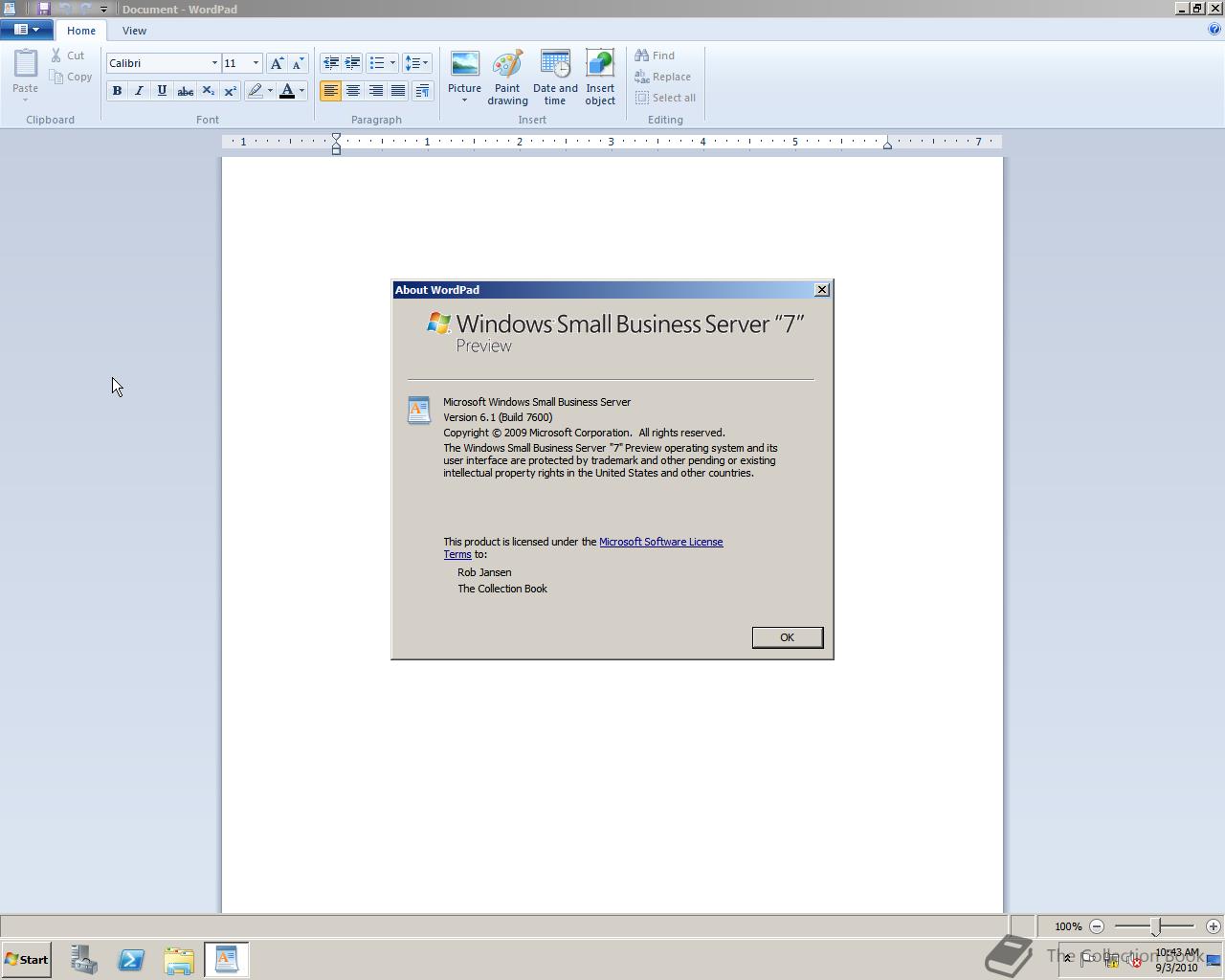 Microsoft Windows Small Business Server 2011 Standard, 6.1.7716.0 - The ...