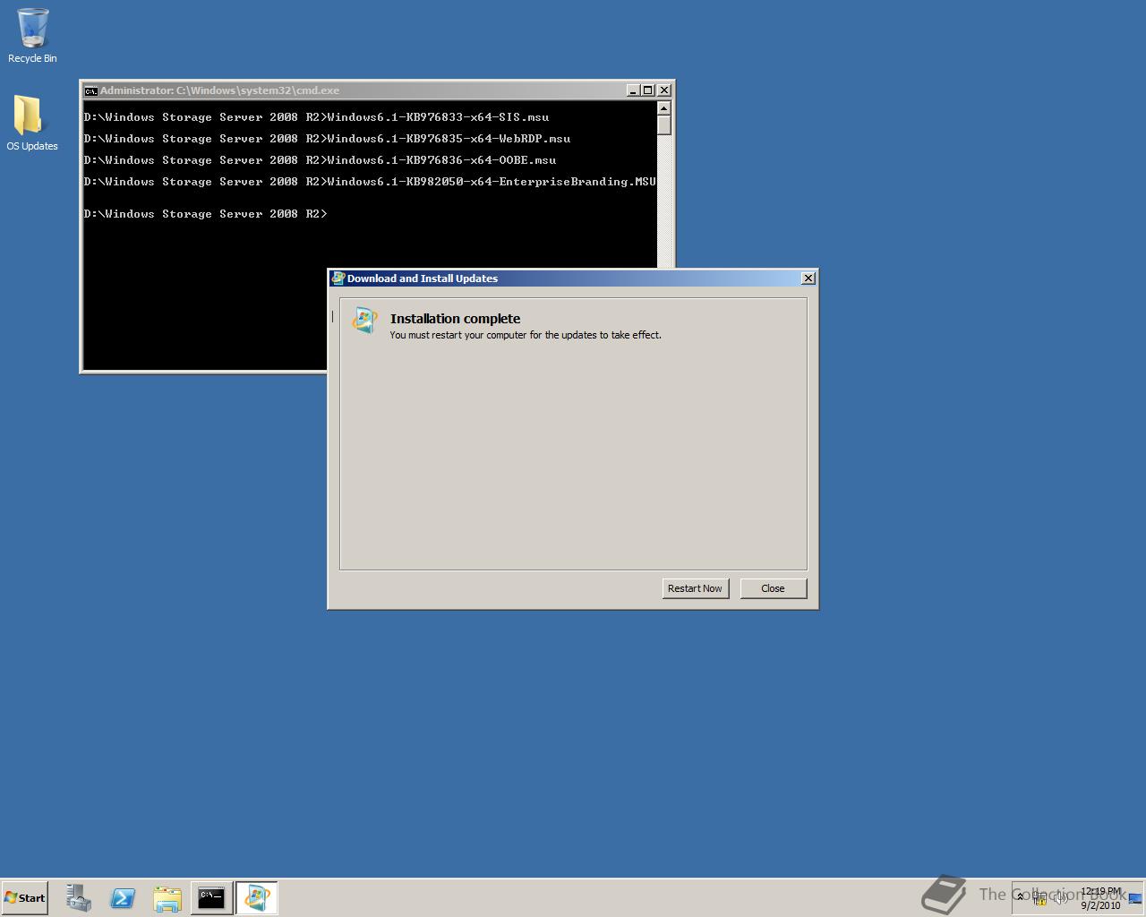 Microsoft Windows Storage Server 2008 R2, 6.1.7600.16534 - The ...