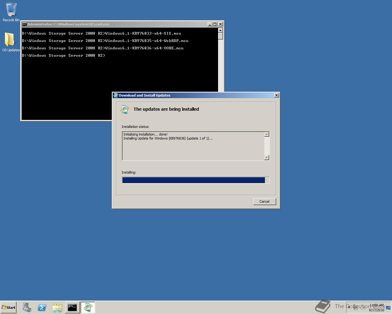 Microsoft Windows Storage Server 2008 R2, 6.1.7600.16544 - The ...