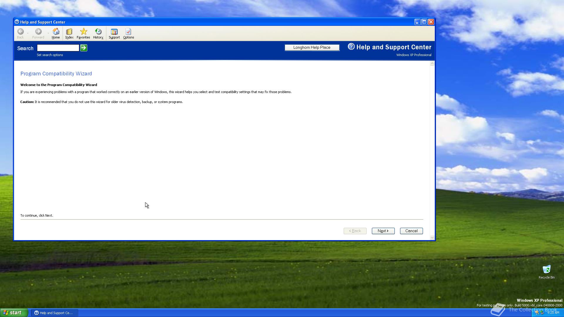 Microsoft Windows Vista, 6.0.5000.0 (vbl_core.040808-2000) - The ...
