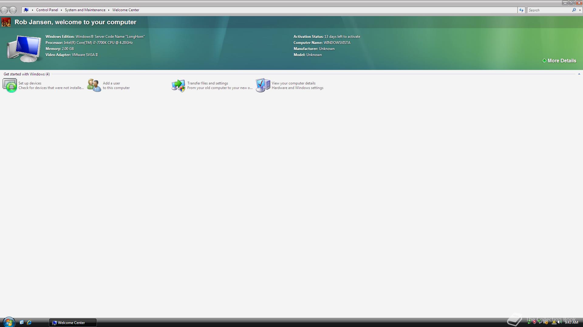 Microsoft Windows Vista, 6.0.5329.0 - The Collection Book
