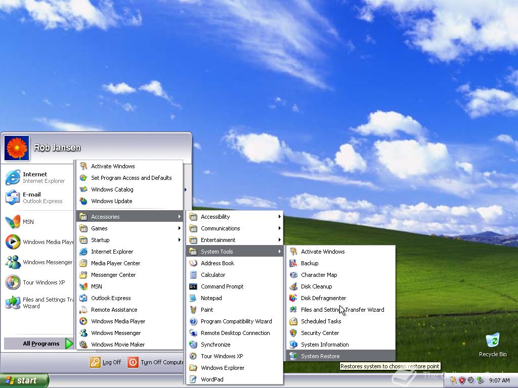 Microsoft Windows XP K, 5.1.2600.5512 - The Collection Book