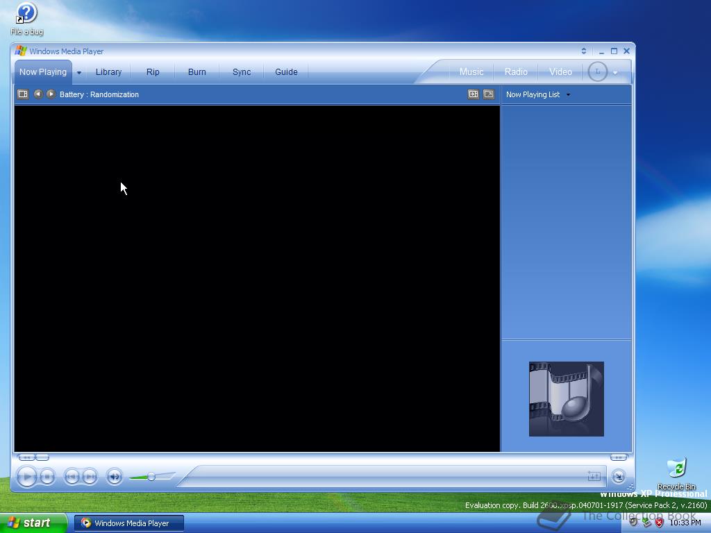 Microsoft Windows XP Media Center Edition 2005, 5.1.2600.2160 - The ...
