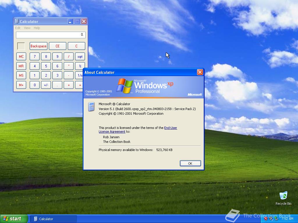 Microsoft Windows XP N, 5.1.2600.2180 - The Collection Book