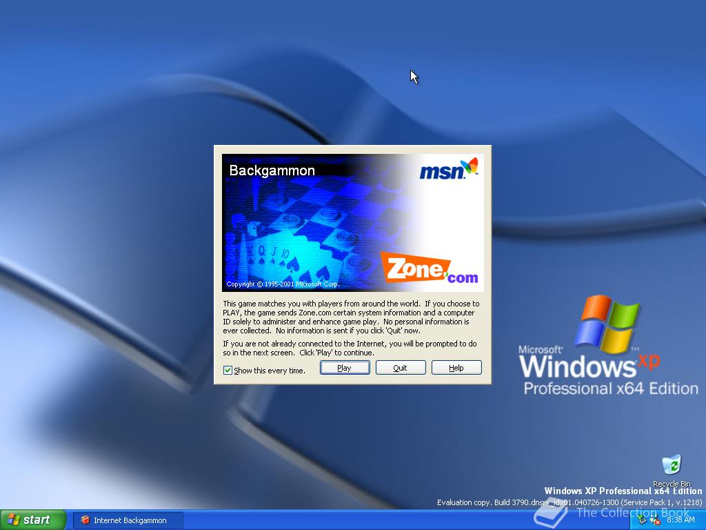 Microsoft Windows XP Professional x64 Edition, 5.2.3790.1218 (dnsrv ...