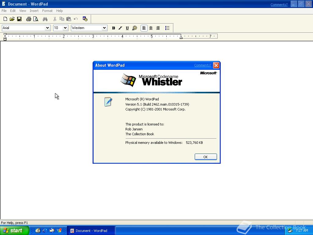 Microsoft Windows XP, 5.1.2462.0 - The Collection Book
