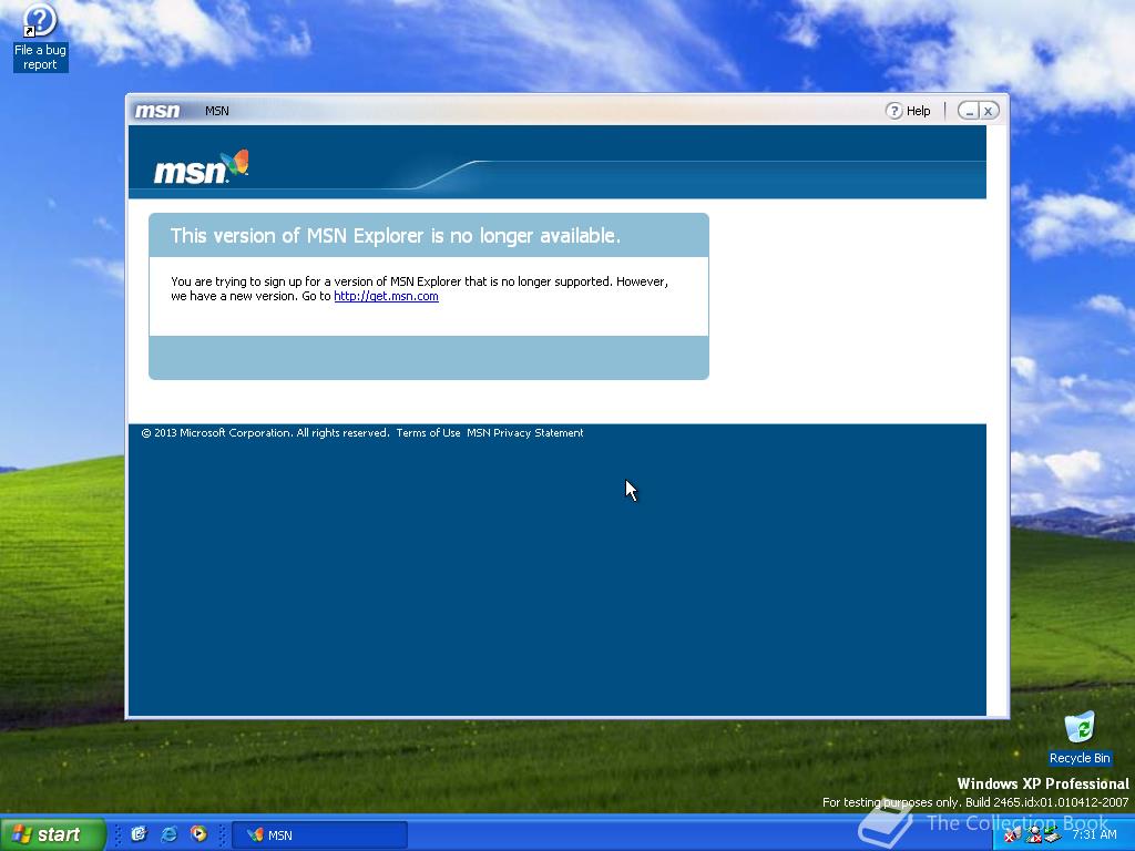 Microsoft Windows XP, 5.1.2465.0 - The Collection Book