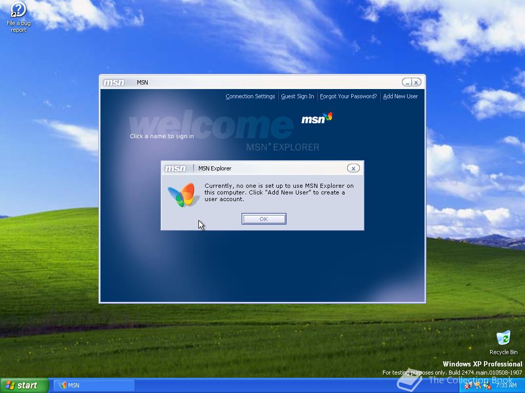 Microsoft Windows XP, 5.1.2474.0 - The Collection Book