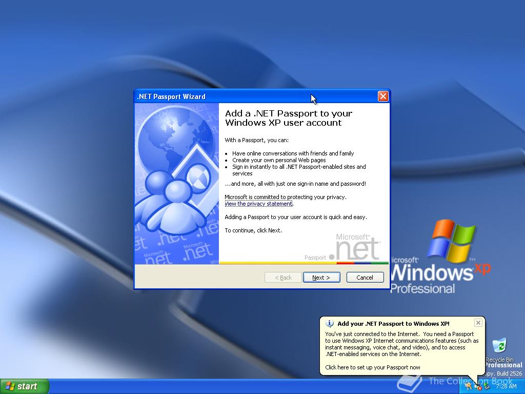 Microsoft Windows XP, 5.1.2526.0 - The Collection Book